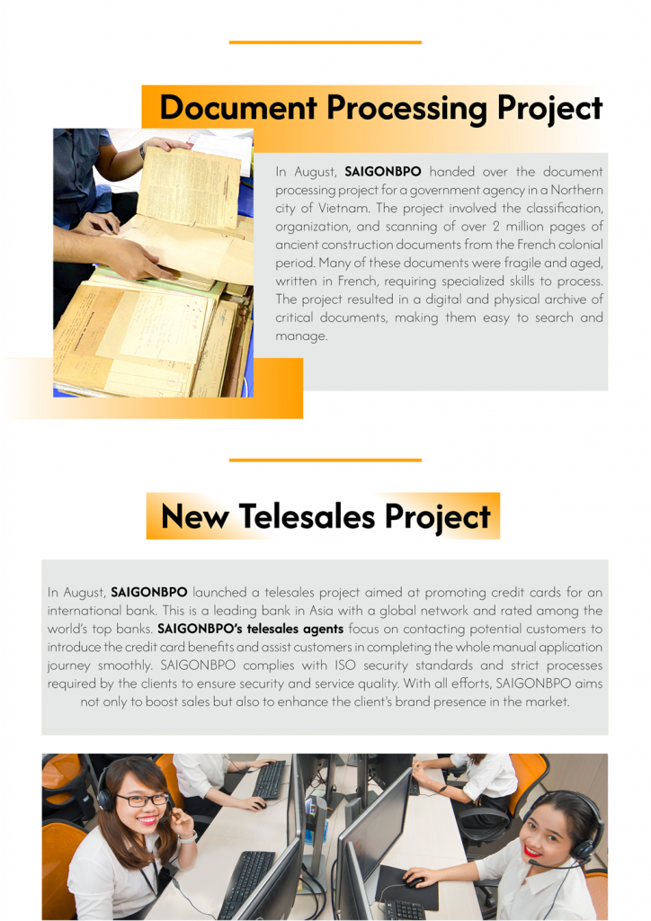 THIRD NEWSLETTER OF 2024 - Welcome to SAIGONBPO